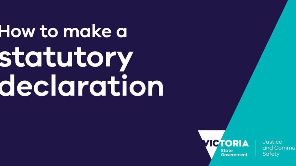 Everything You Need to Know About the Declaration Form Victoria